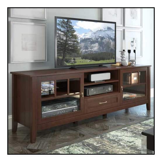 Questions and Answers: Carlisle TV Bench for Most Flat-Panel TVs up to ...