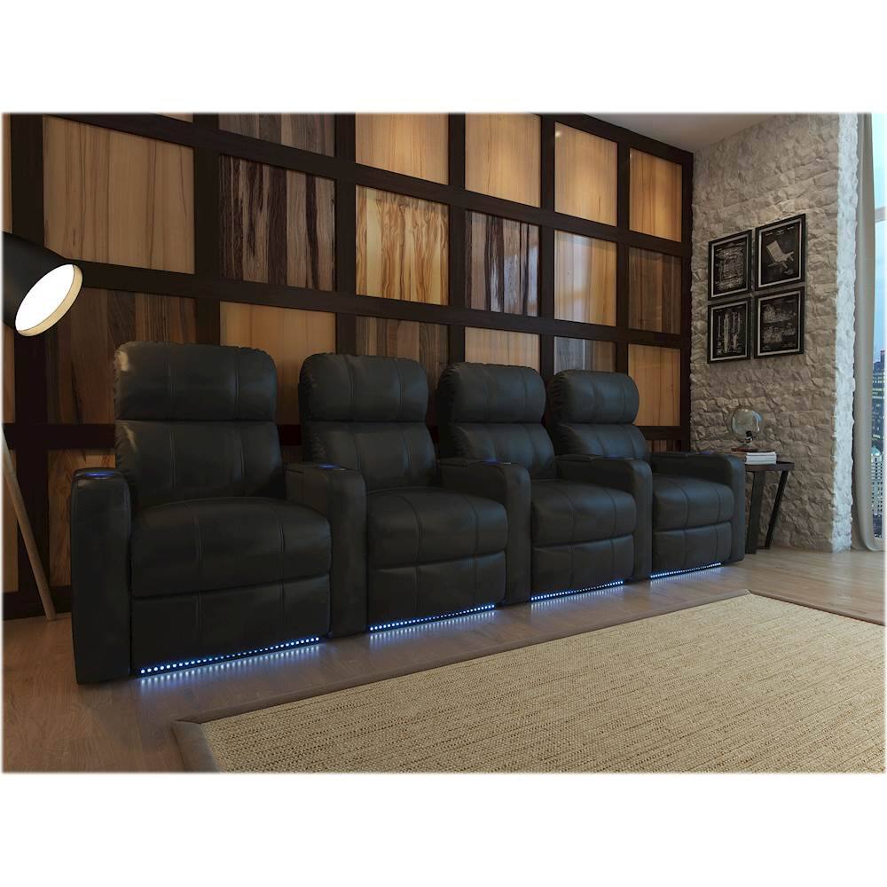 Best Buy: Octane Seating Turbo XL700 Straight 4-Seat Power Recline Home ...