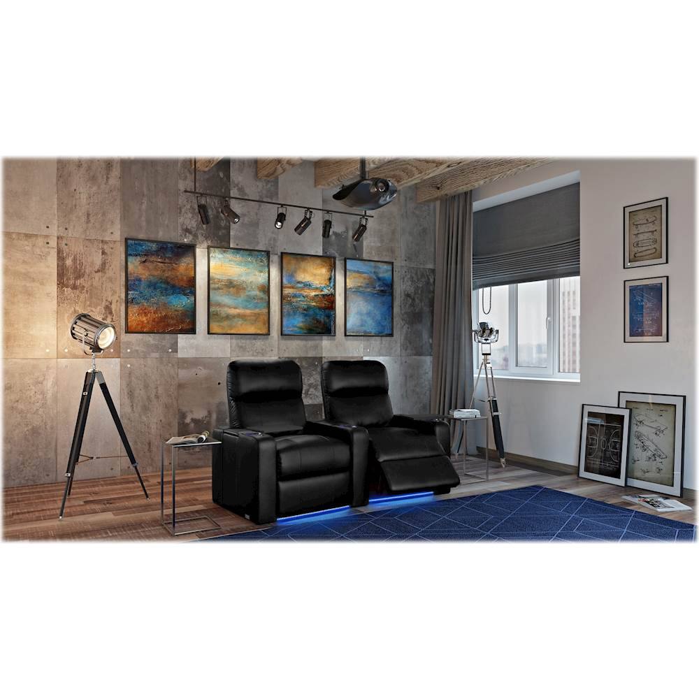 Best Buy: Octane Seating Turbo XL700 Curved 2-Seat Power Recline Home ...