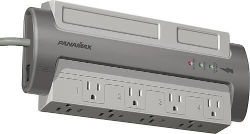 Panamax Premium 8 Outlet Surge Protector Gray M8-EX - Best Buy