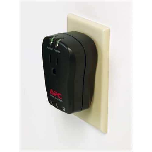 Best Buy: APC Single outlet travel surge protector with phone line ...