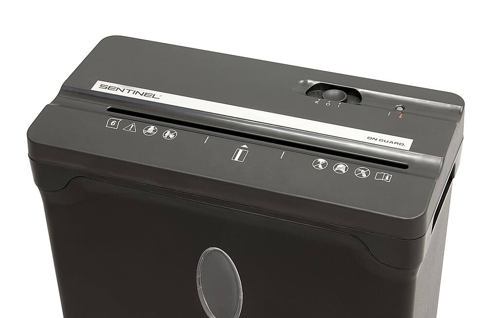 Best Buy: Sentinel On Guard 8-Sheet Crosscut Shredder Black FX81B