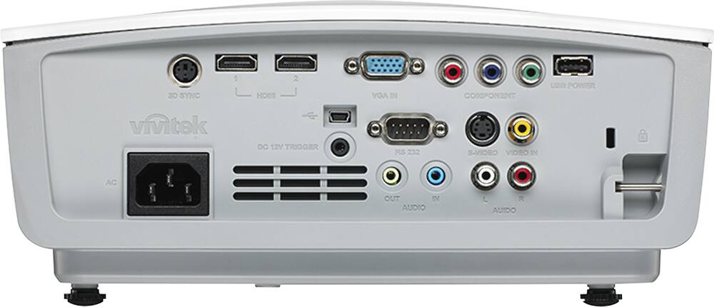 Customer Reviews: Vivitek 1080p 3D DLP Home Theater Projector White ...