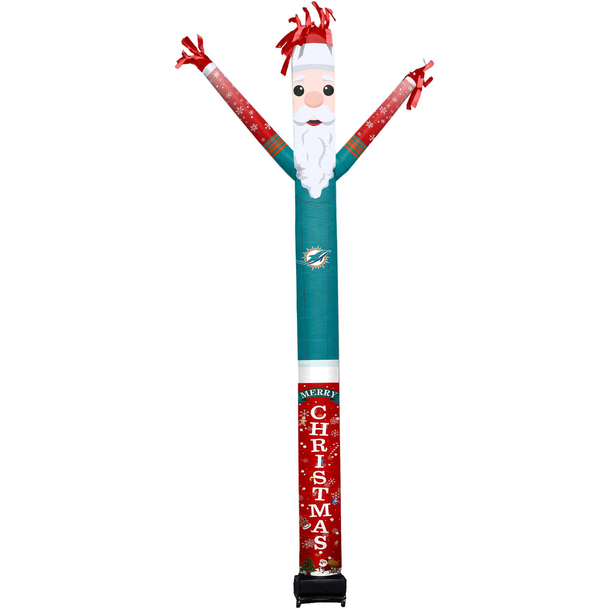 Sporticulture Miami Dolphins Santa Claus Inflatable Crazy Sports Fan ...