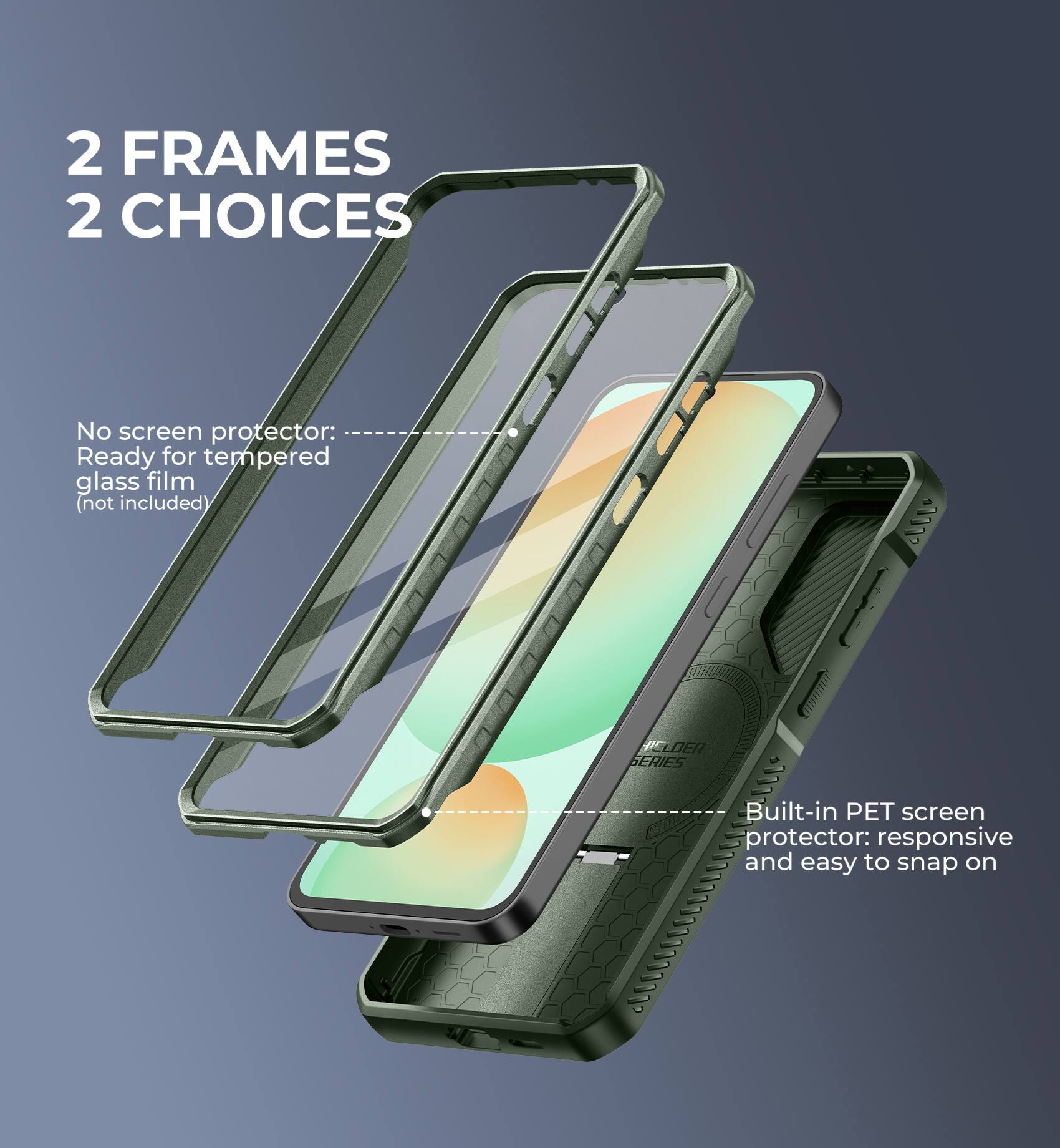 dexnor for Samsung Galaxy S24 FE Case with Camera Cover & Adjustable ...