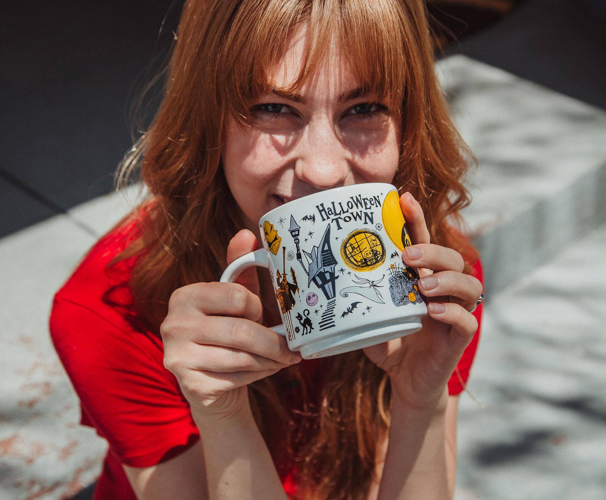 Disney The Nightmare Before Christmas Allover Icons Ceramic Stacking ...