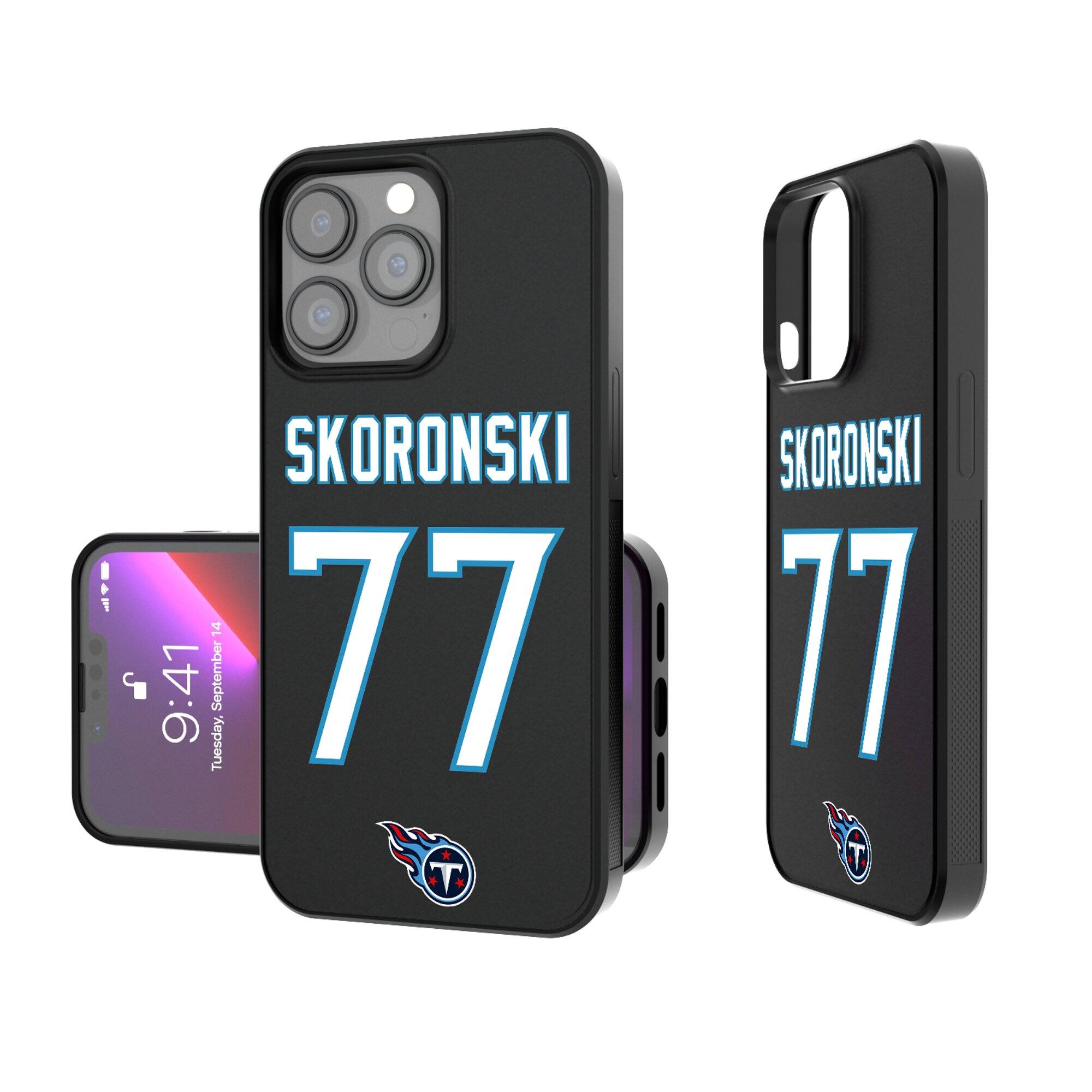 Keyscaper NFL Peter Skoronski Tennessee Titans iPhone Bump Case 15 Pro ...