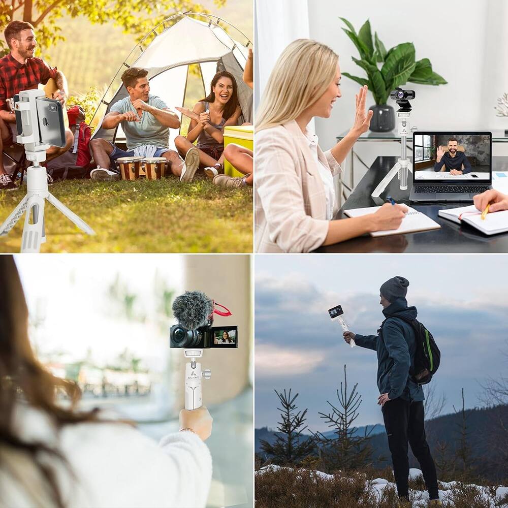 Schertz Mini Travel Tripod with 360° Ball Head & Remote, Portable ...