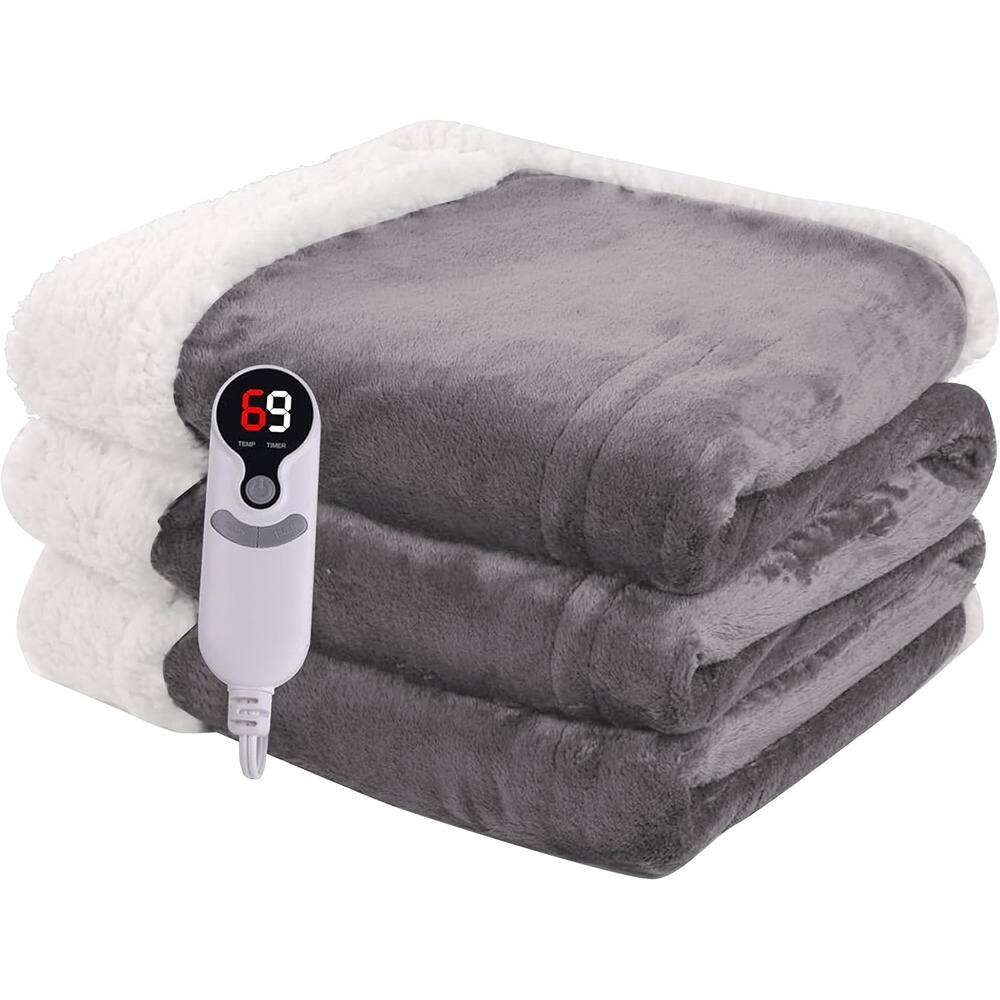MOSZAR LLC Full Electric Blanket 72"x84" Soft Flannel, 6 Heat Settings ...