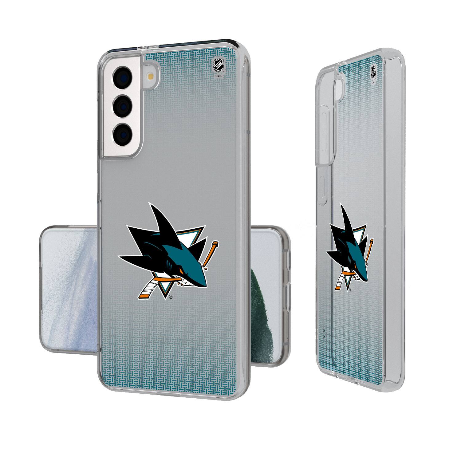 Keyscaper NHL San Jose Sharks Linen Logo Galaxy Clear Case S23 Ultra ...