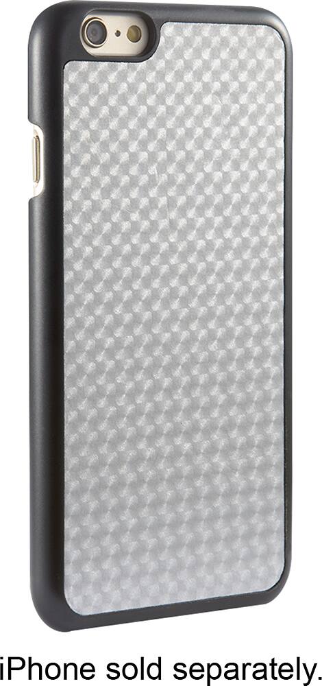 Best Buy: Dynex™ Soft Shell Case for Apple® iPhone® 6s Silver/Black DX ...