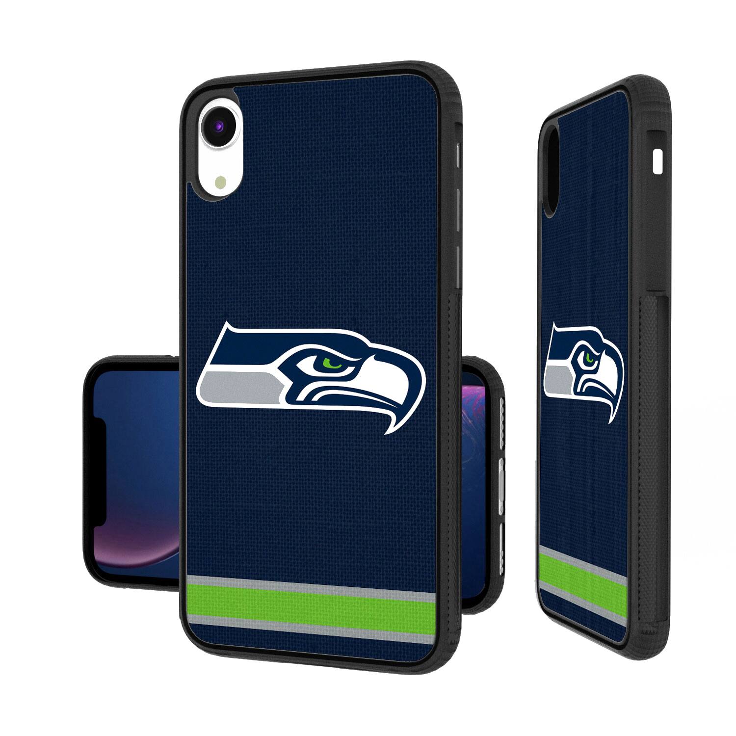 Keyscaper NFL Seattle Seahawks iPhone Stripe Design Bump Case 13 Pro ...