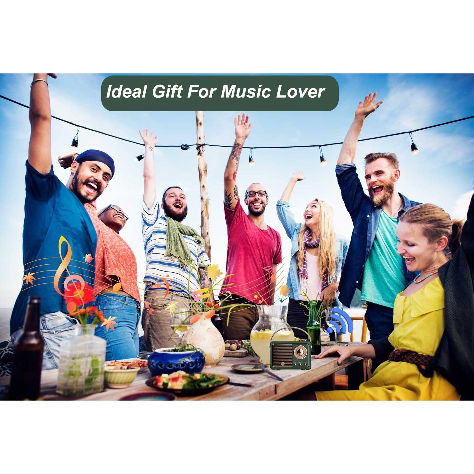 Cozy Serene Bedroom Retro Vintage Decor Mini Wireless Cute Old Fashion ...