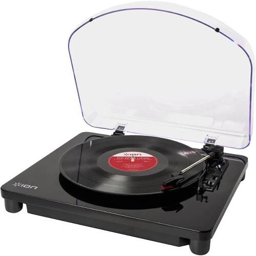 Best Buy: ION Audio Classic LP Turntable Black/Red iT47
