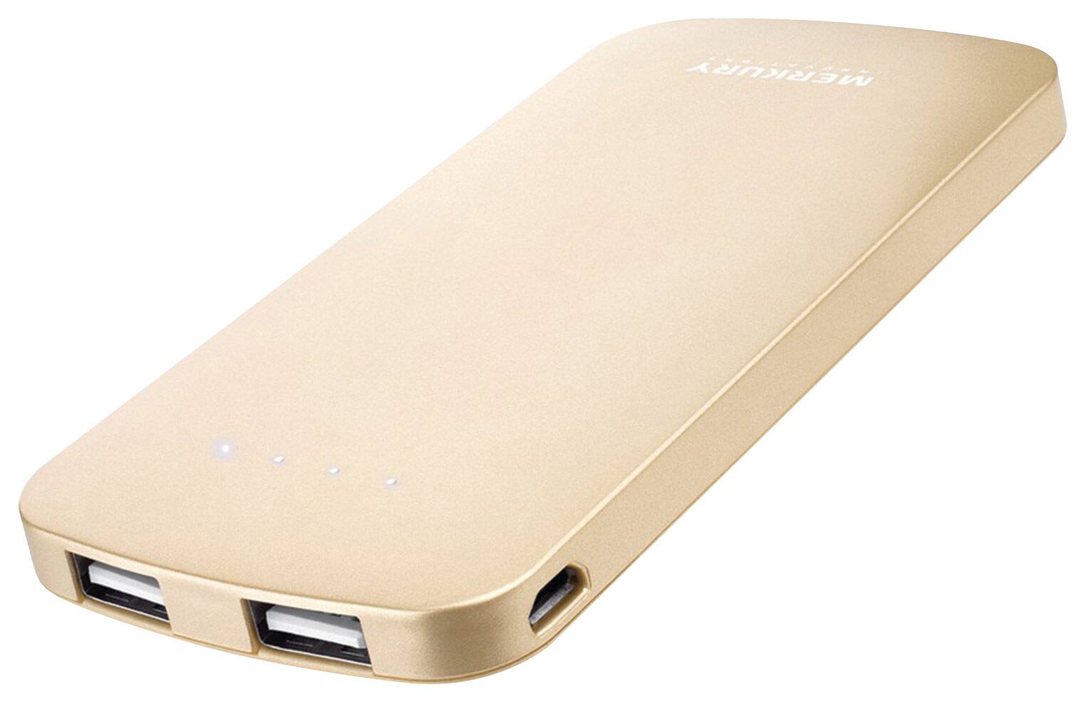 Best Buy: Merkury Portable Charger Gold MI-PB441-900