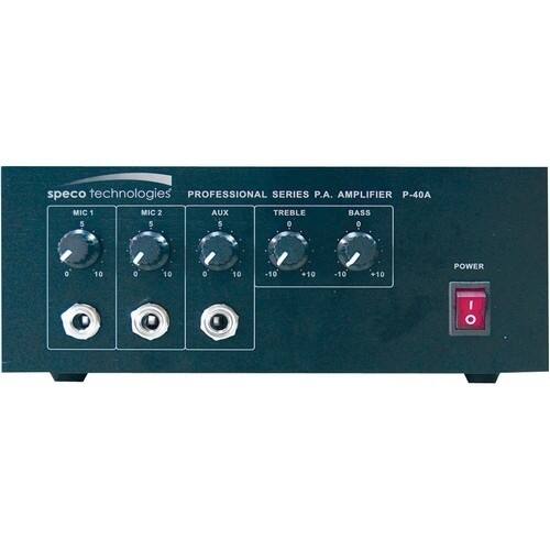 Best Buy: Speco Amplifier P40A