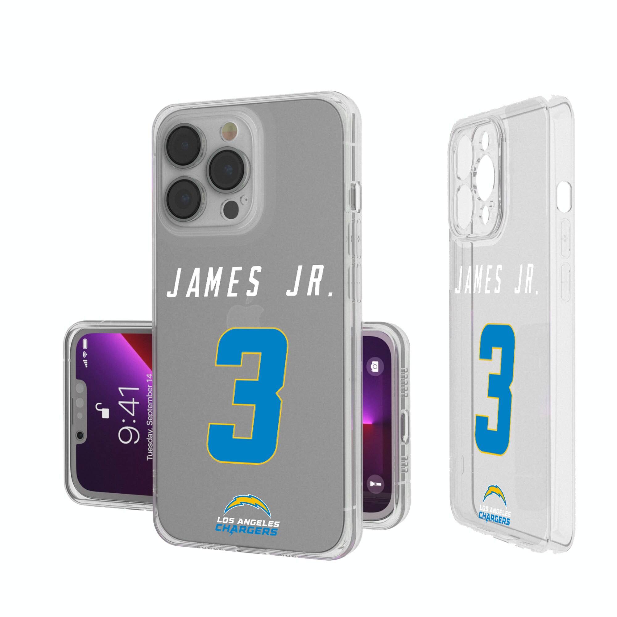 Keyscaper NFL Derwin James Jr. Los Angeles Chargers iPhone Clear Case ...