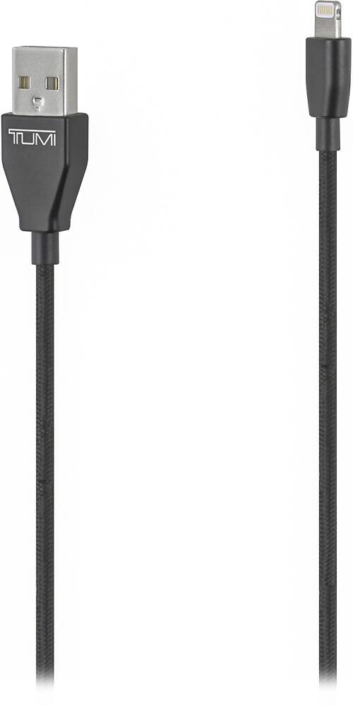 Best Buy: TUMI 4' Lightning-to-USB Charge-and-Sync Cable Black TUPWR ...