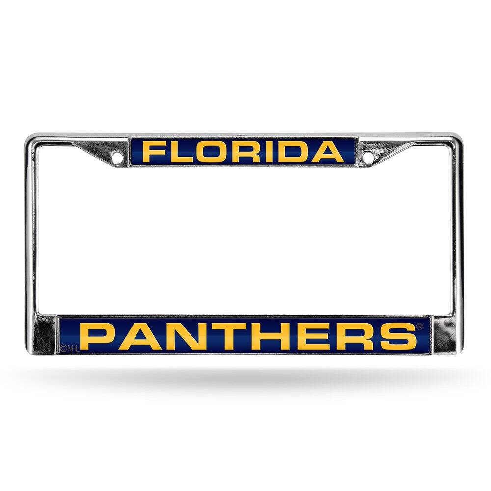 Rico Industries Florida Panthers NHL Chrome Metal Laser Cut License ...