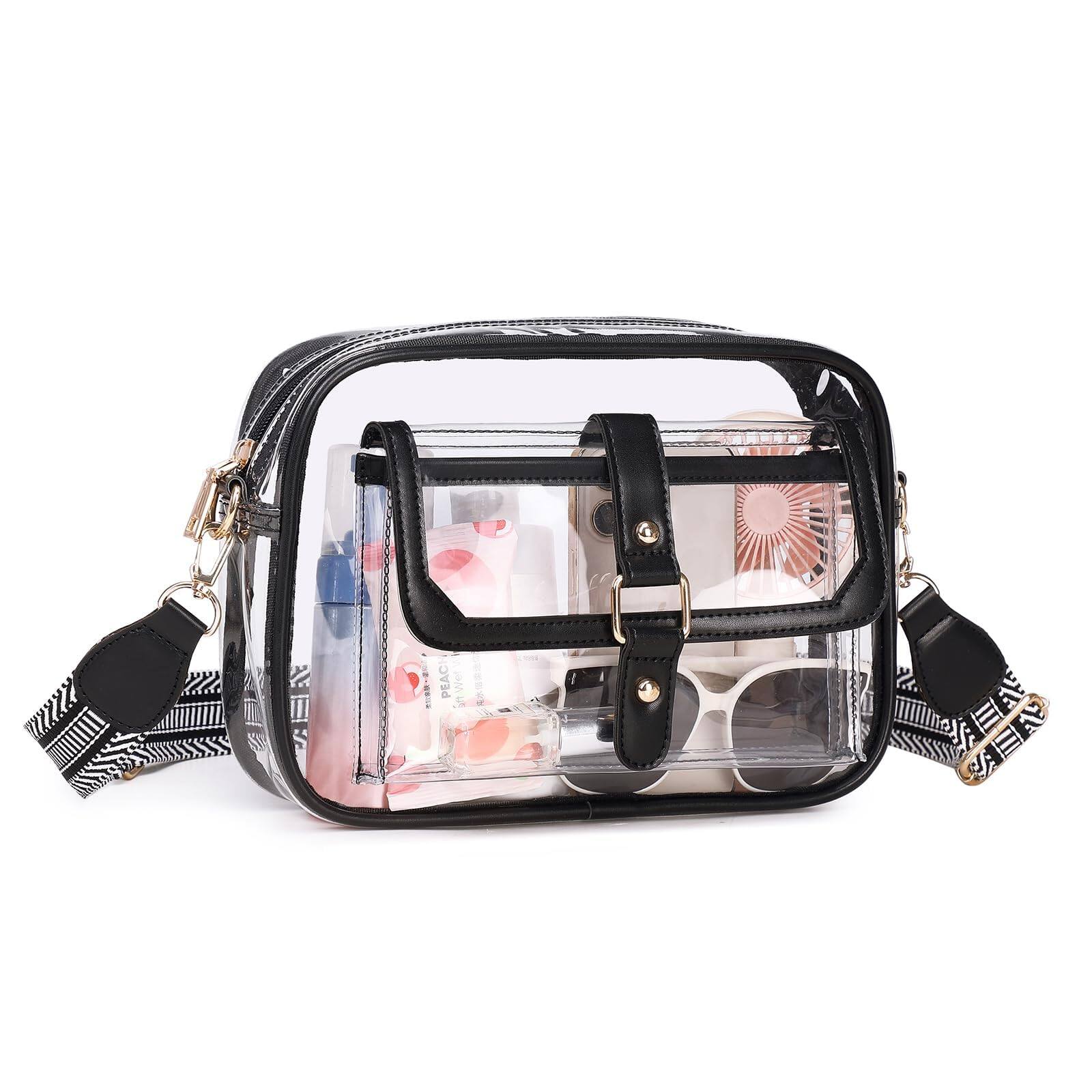 DORLUKFU Clear Bag for Stadium Events, Clear Purses for Women, Small ...