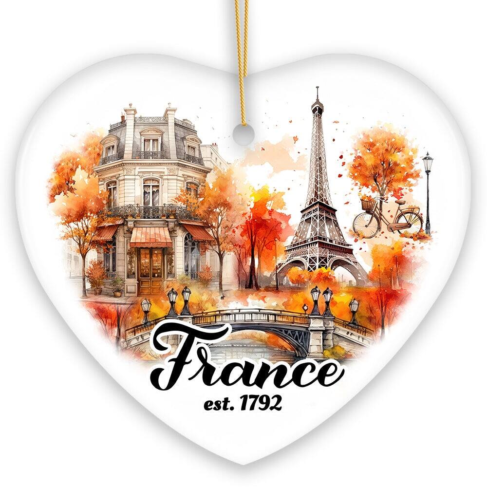 OrnamentallyYou Majestic Vintage Fall Themed France Christmas Ornament ...