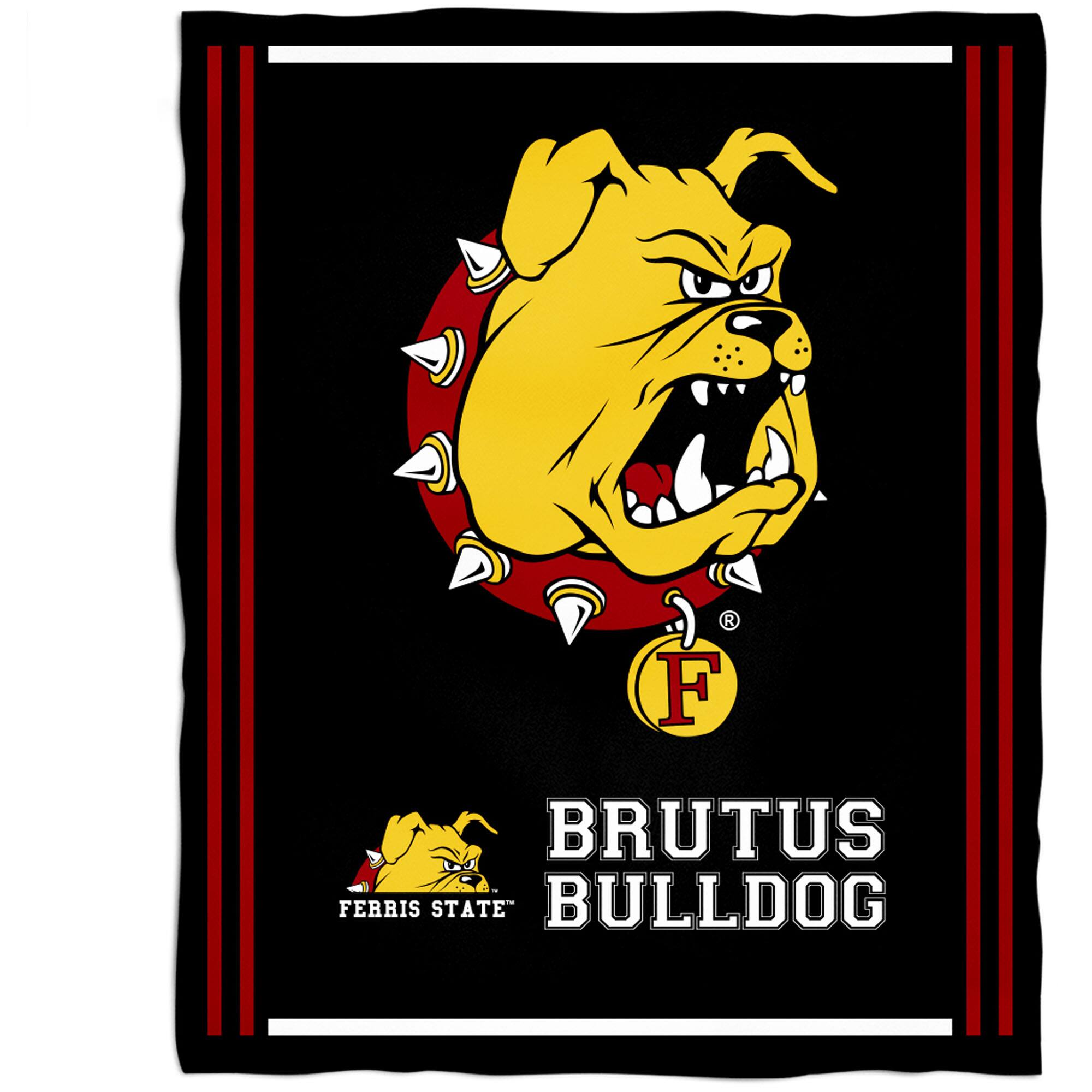 Vive La Fete Ferris State Bulldogs 36'' x 48'' Children's Mascot Plush ...