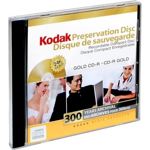 Best Buy: Kodak CD Recordable Media CD-R 52x 700 MB 1 Pack Slim Jewel ...