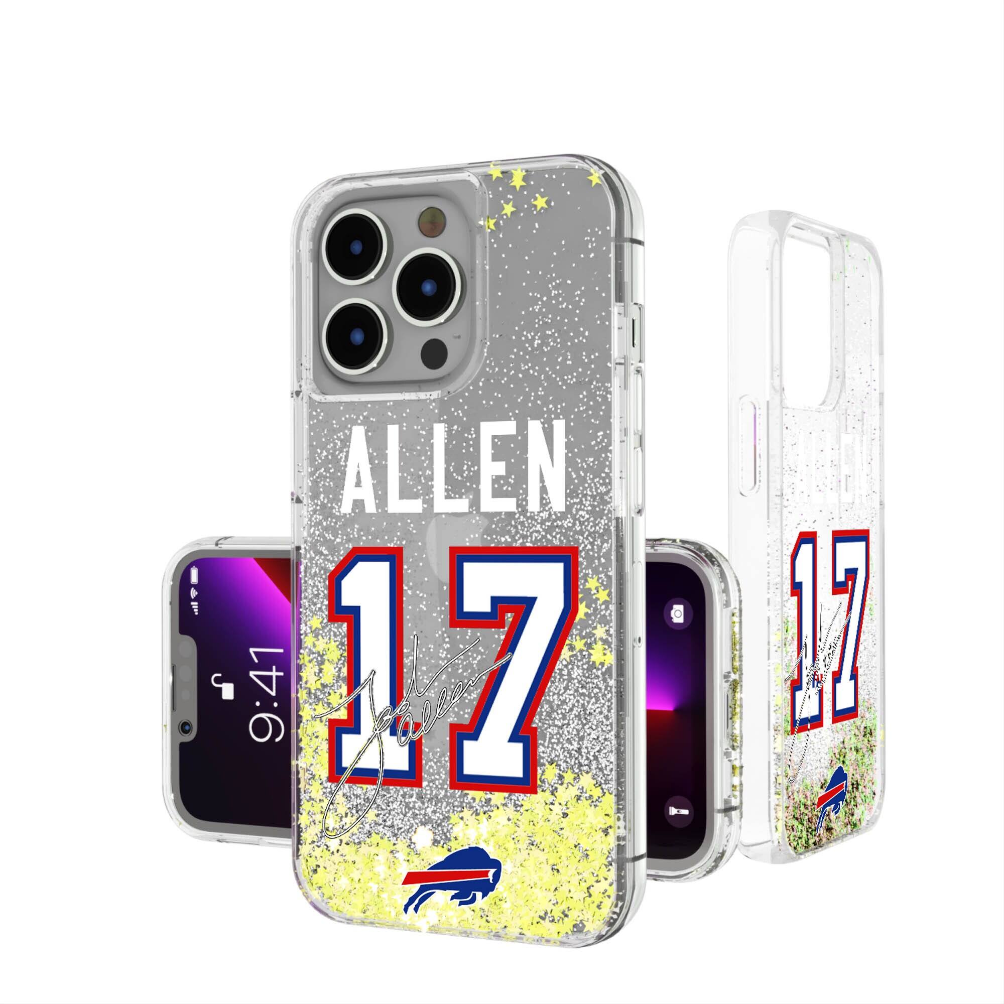 Keyscaper NFL Josh Allen Buffalo Bills iPhone Glitter Phone Case 13 Pro ...