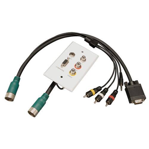 Best Buy: Tripp Lite Audio/Video Cable Adapter EZA-VGACSAX-2