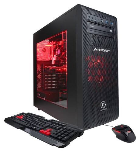 CyberPowerPC Gamer Xtreme Desktop Intel Core i5 8GB Memory 1TB Hard Drive Red/Black GXI9100B ...