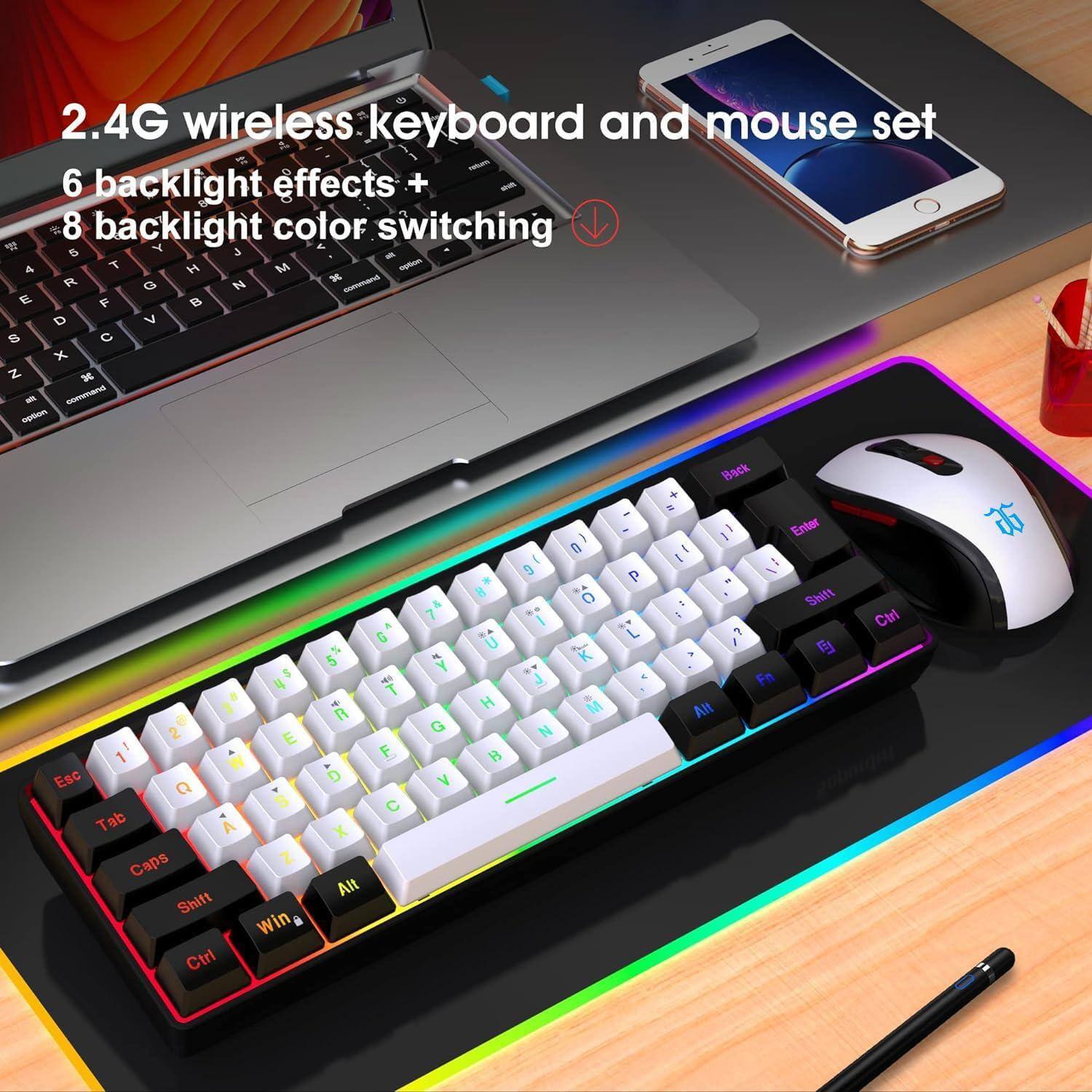 Cedar Assembly Wireless Gaming And Mouse Combo Include Mini 60 ...