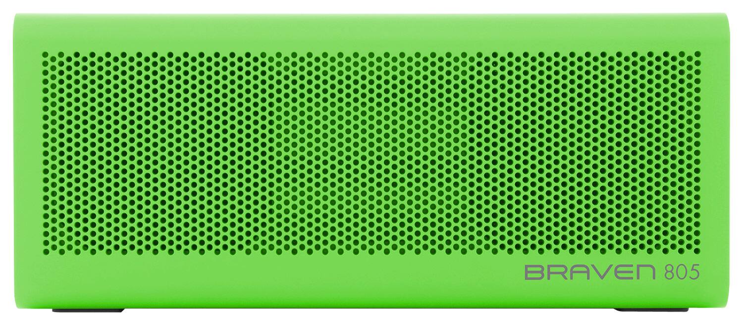 BRAVEN 805 Portable Bluetooth Speaker Green/Gray B805EGP - Best Buy