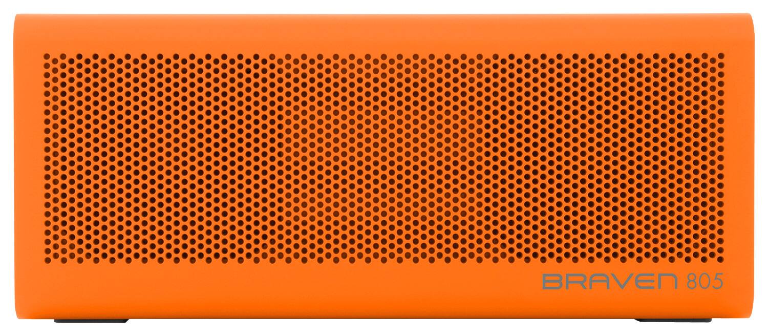BRAVEN 805 Portable Bluetooth Speaker Orange/Gray B805OGP - Best Buy
