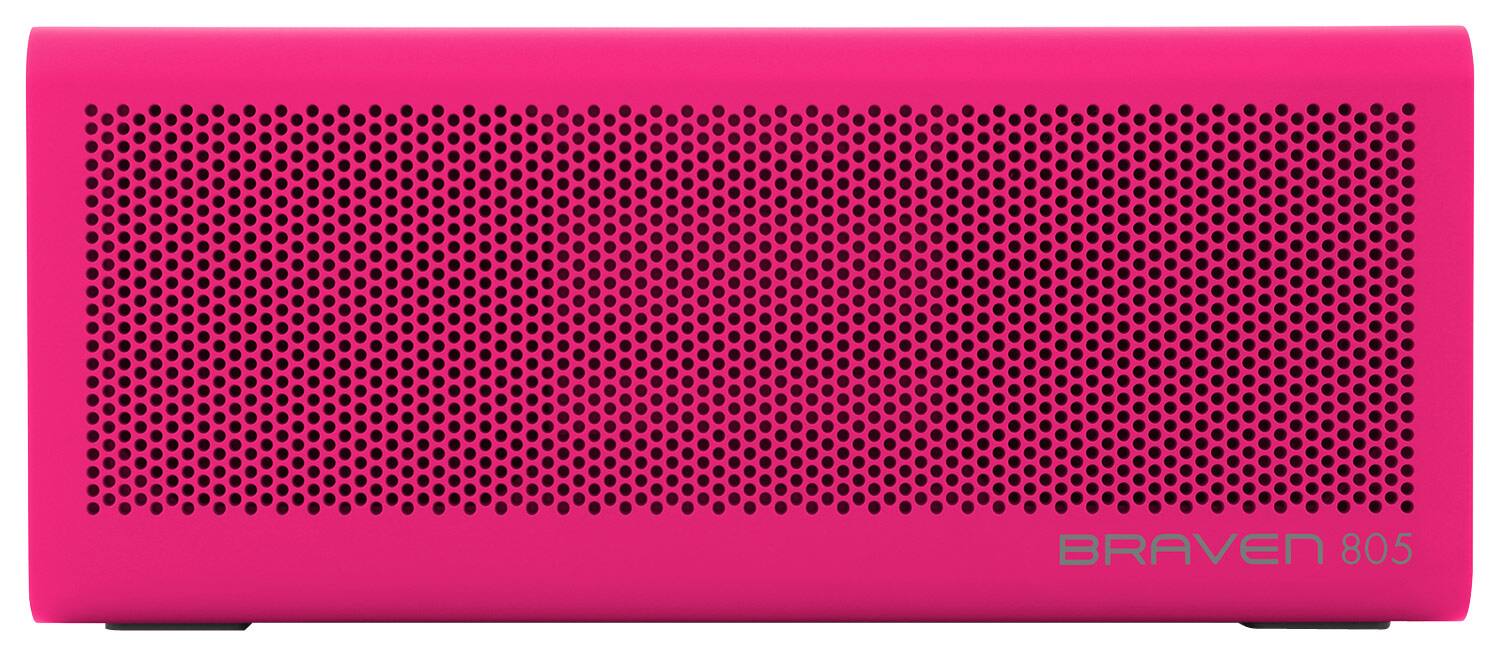BRAVEN 805 Portable Bluetooth Speaker Magenta/Gray B805MGP - Best Buy