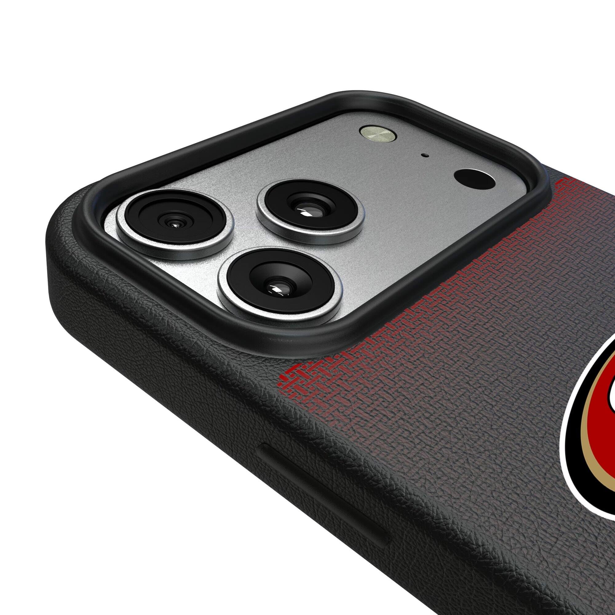 Keyscaper NFL San Francisco 49ers Linen Logo iPhone Magnetic Bump Case ...