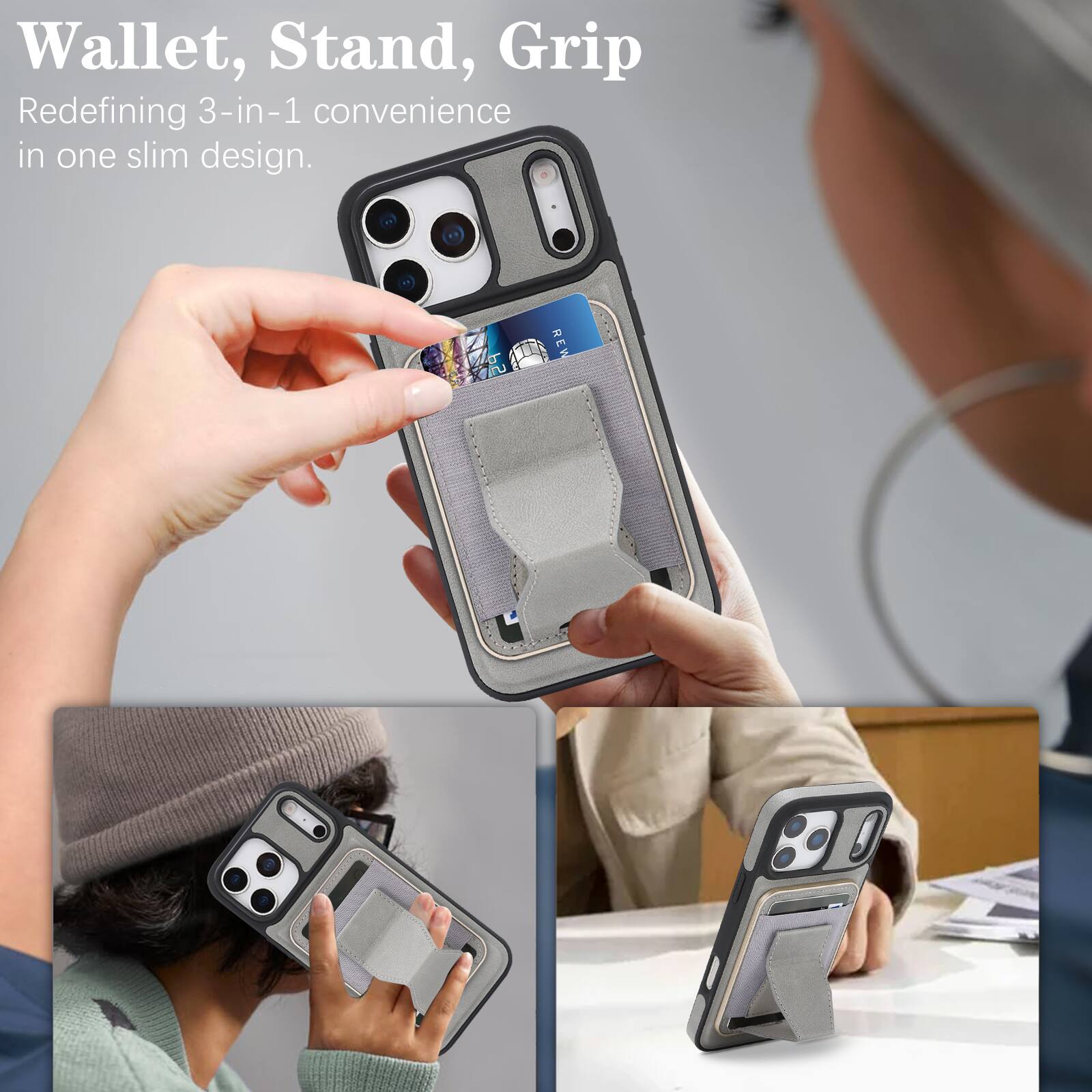 Dteck Magnetic Case for Apple iPhone 17 Pro Max,Detachable Card Wallet ...
