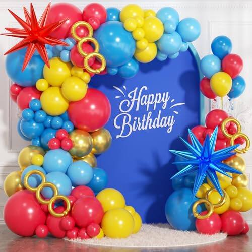 Vulpecula Spade 161Pcs Cartoon Balloon Garland Arch Kit Balloons with ...
