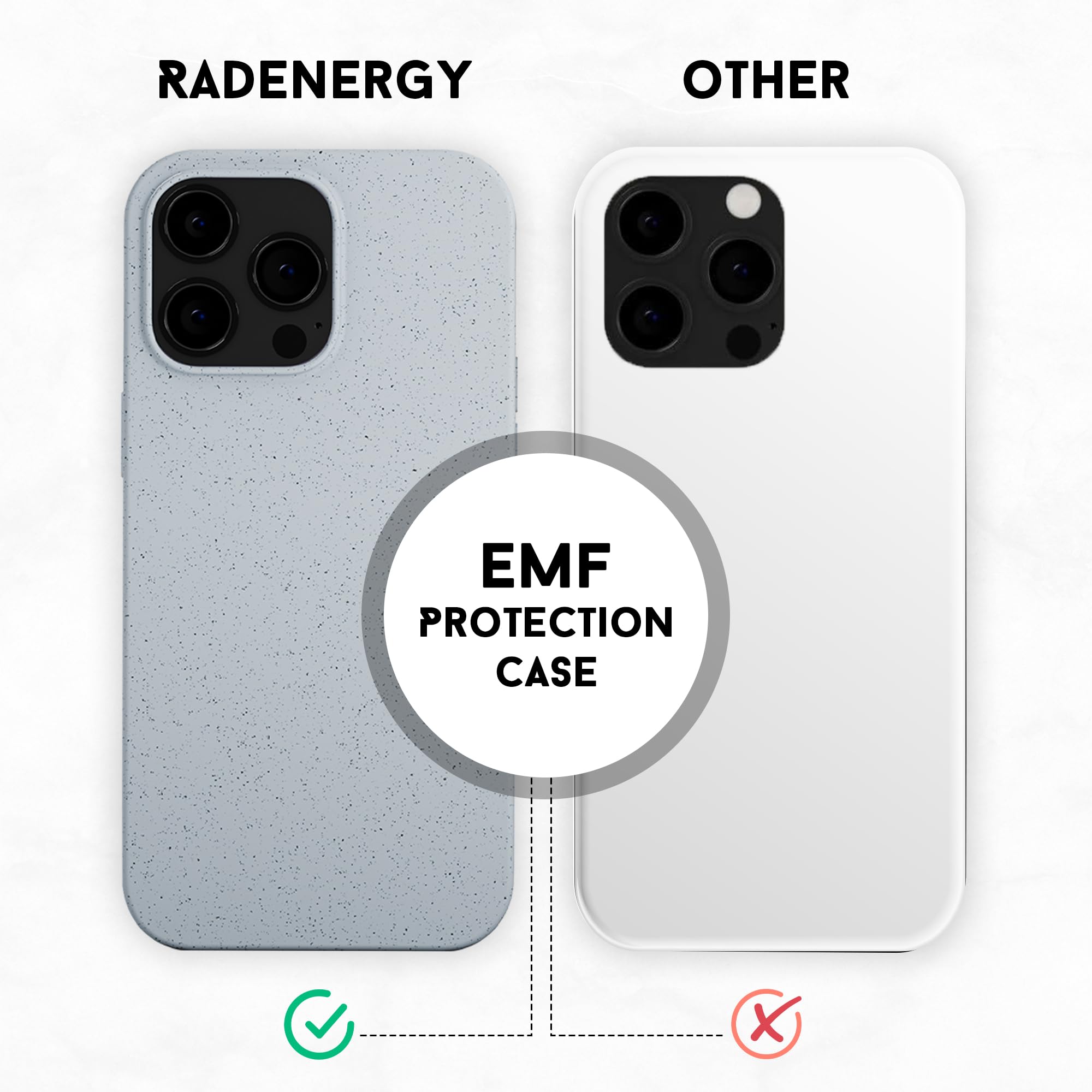 RadEnergy EMF Protection Shungite Liquid Silicone Case for iPhone 16 ...