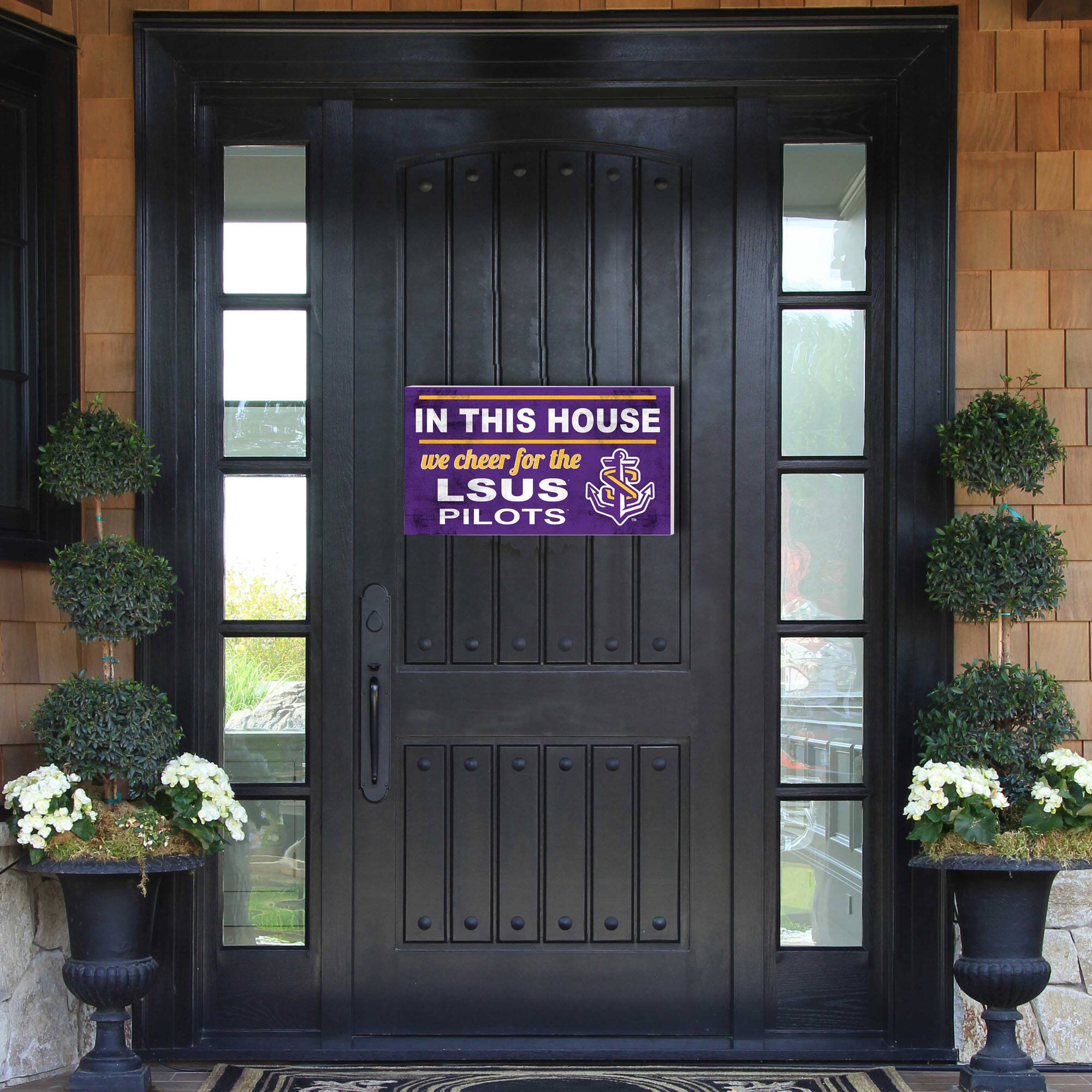 Jardine LSU Shreveport Pilots 11" x 20" Indoor/Outdoor In This House ...