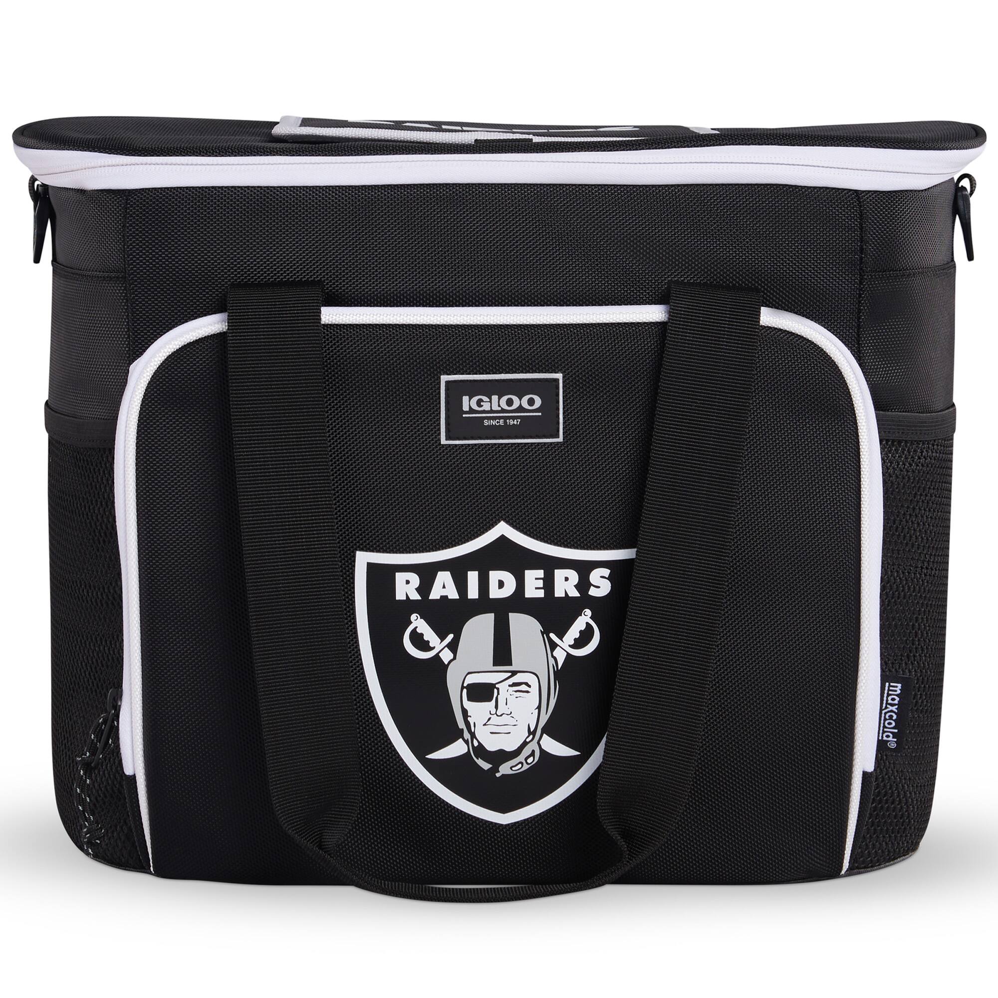 Igloo Las Vegas Raiders 28 Can Tote Cooler Black 5098646 - Best Buy