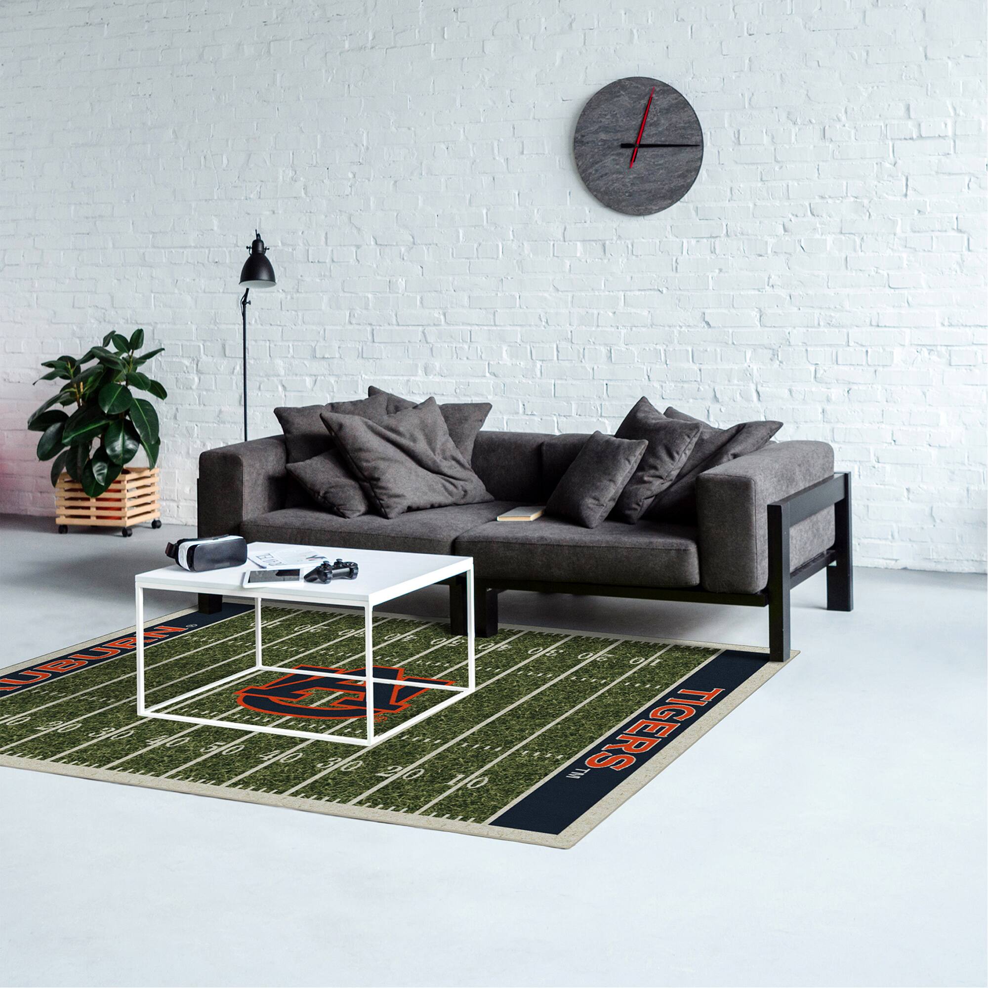 Imperial Auburn Tigers 3'10" x 5'4" Homefield Rug Black 4299383 - Best Buy