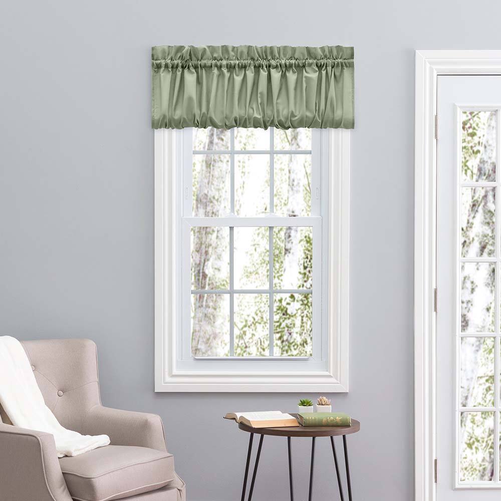 Ellis Curtain Ellis Stacey 1.5" Rod Pocket High Quality Fabric Solid ...