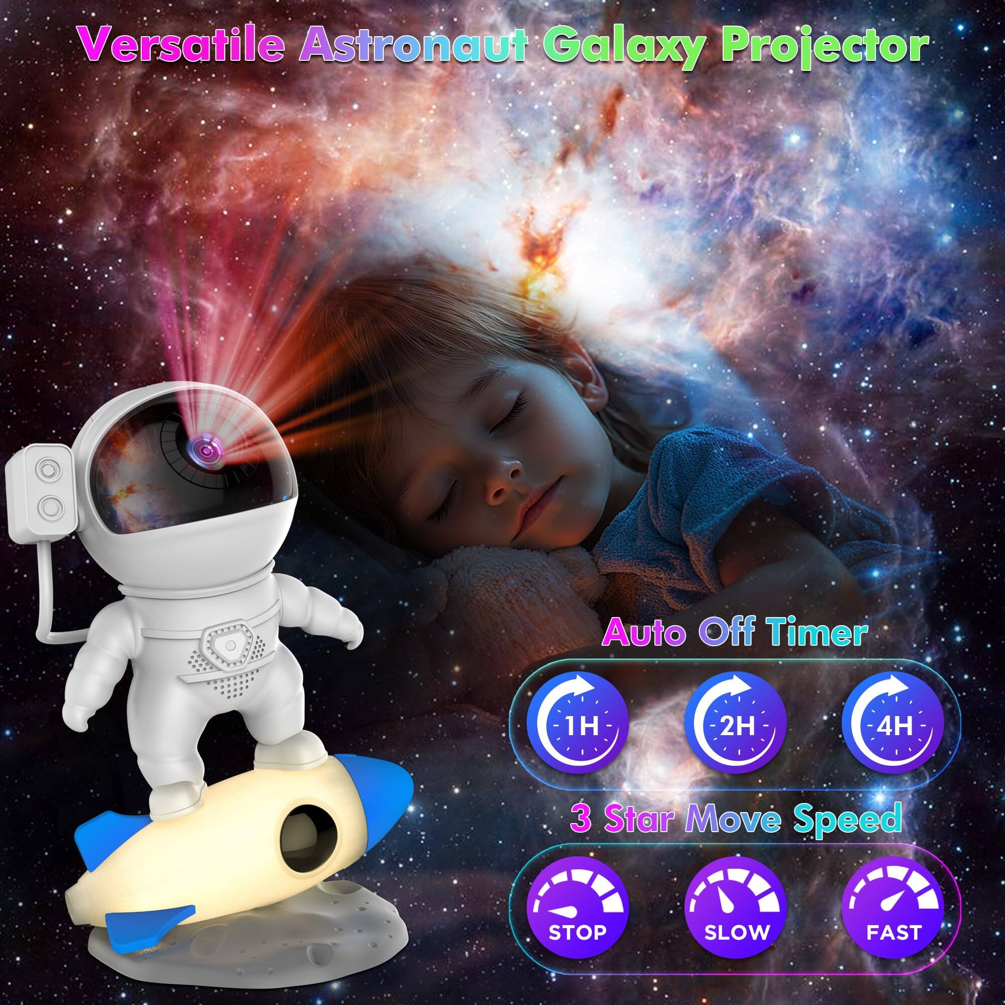 The Best Inks Star Projector Astronaut Galaxy For Bedroom 12 In 1 Hd Planetarium With Timer ...