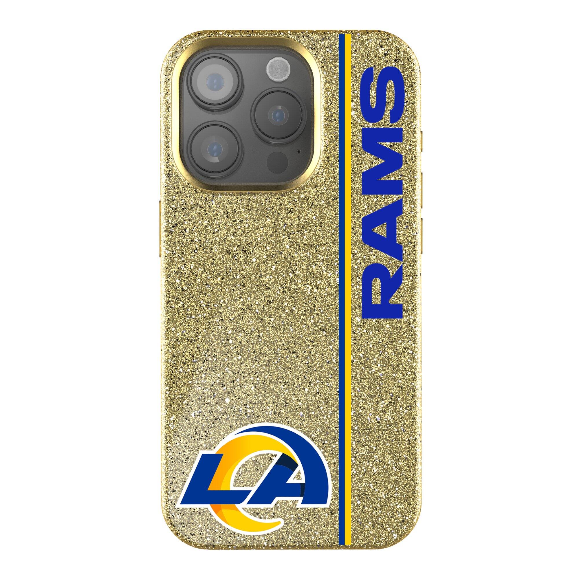 Keyscaper NFL Los Angeles Rams iPhone Bling Case 14 Plus Gold 202264125 ...