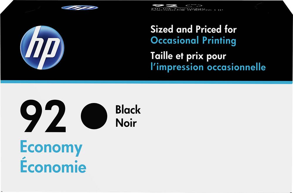 HP 92 Ink Cartridge Black d8j35an - Best Buy