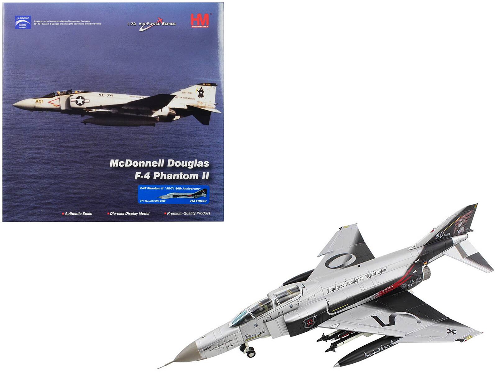 Hobby Master McDonnell Douglas F 4F Phantom II JG 71 50th Anniversary ...