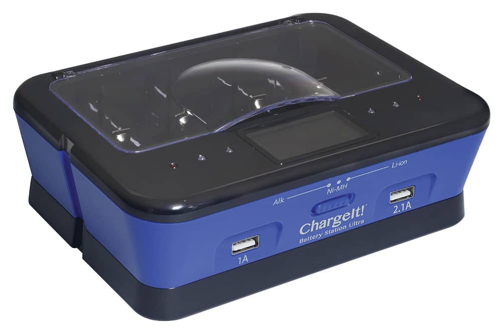 Best Buy: ChargeIt Battery Station Ultra Charger Blue 09296-PG