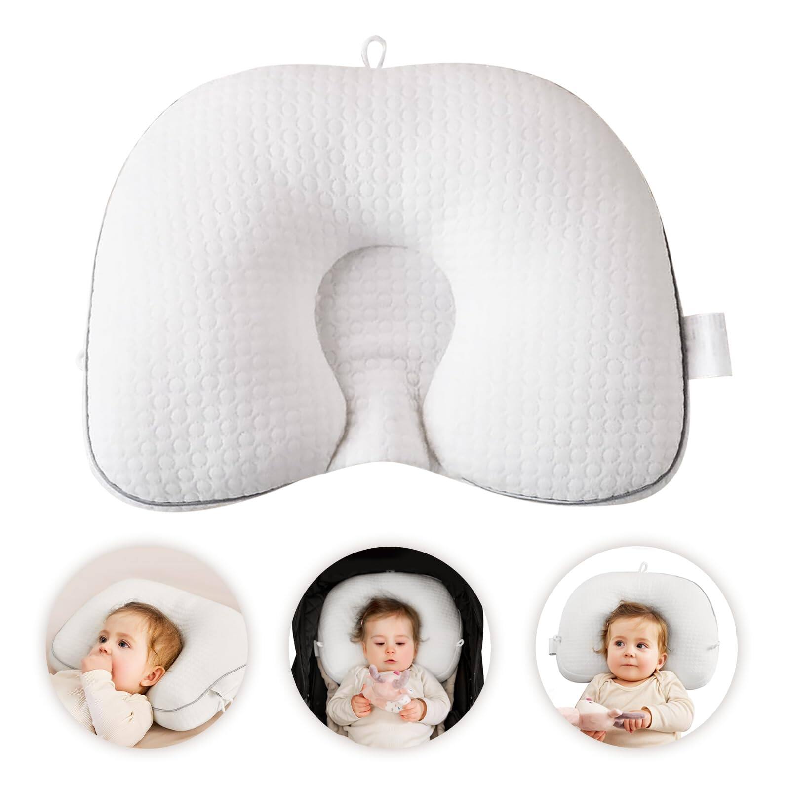 Pacoar Cade Head Pillow Upgraded Flat Neck Support For Carseat Soft And ...