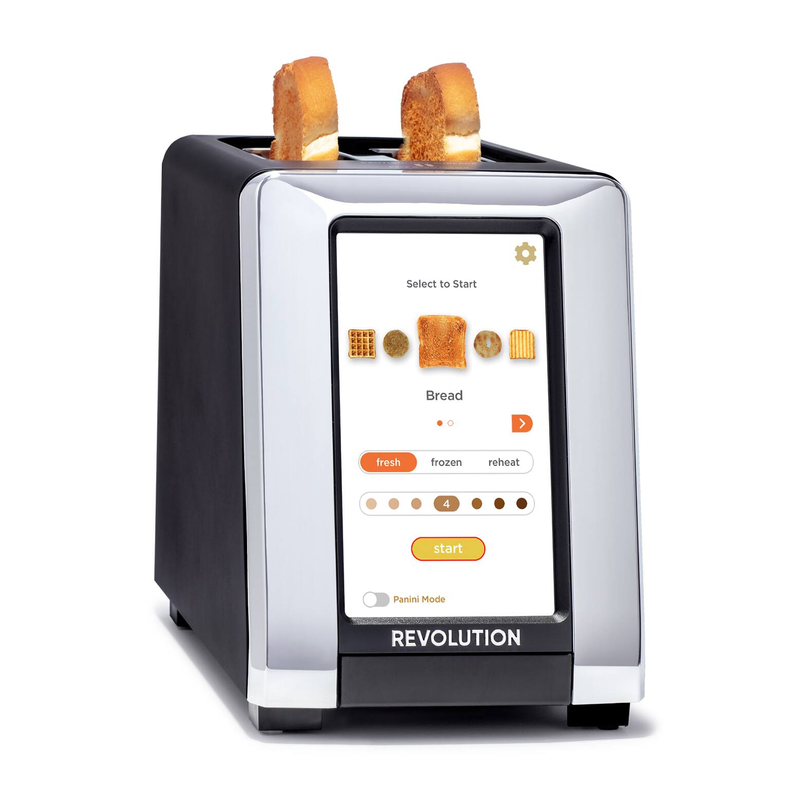 Revolution Cooking Revolution InstaGLO R180 2 Slice Toaster Black R180 ...