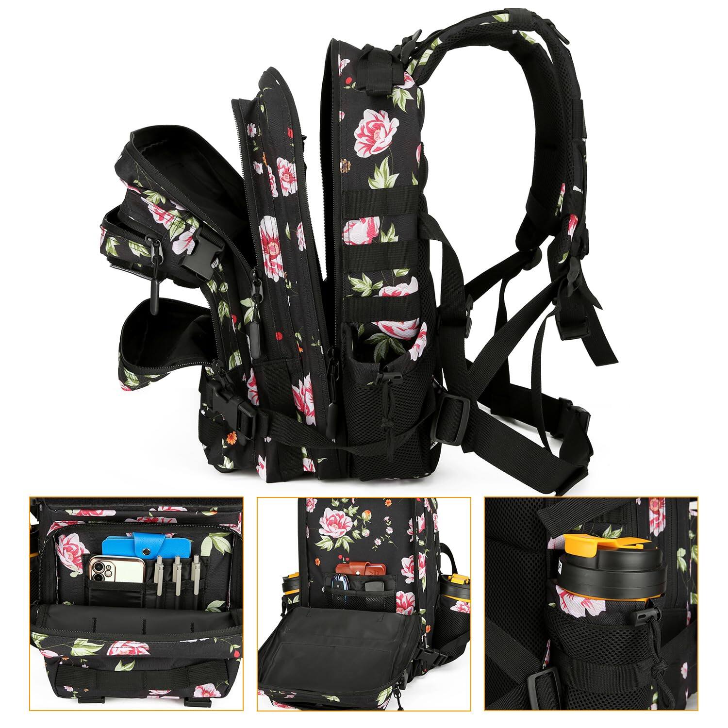Cozy Serene 25l Backpack Small Travel Rucksack For Men And Women ...